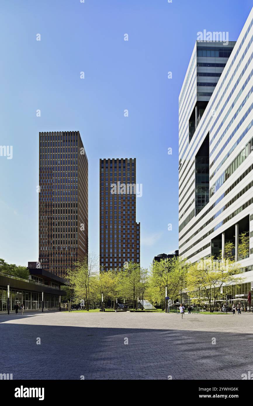 High-rise, office building Tribes ITO Toren at the back Symphony Tower ...