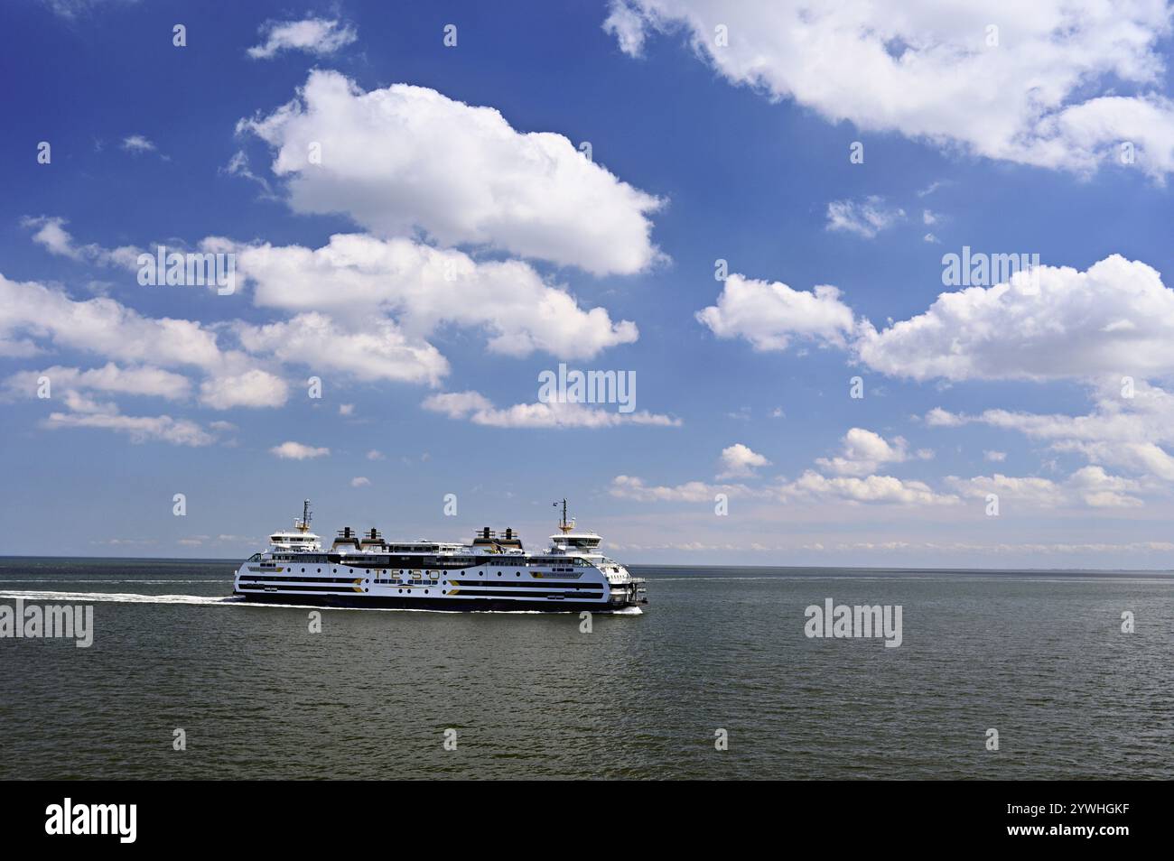 TESO ferry Dokter Wagemaker travelling from the West Frisian island of ...