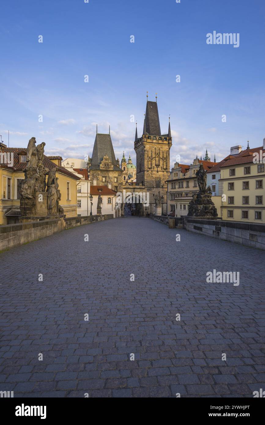 Charles Bridge, Lesser Town Bridge Tower, UNESCO World Heritage Site ...