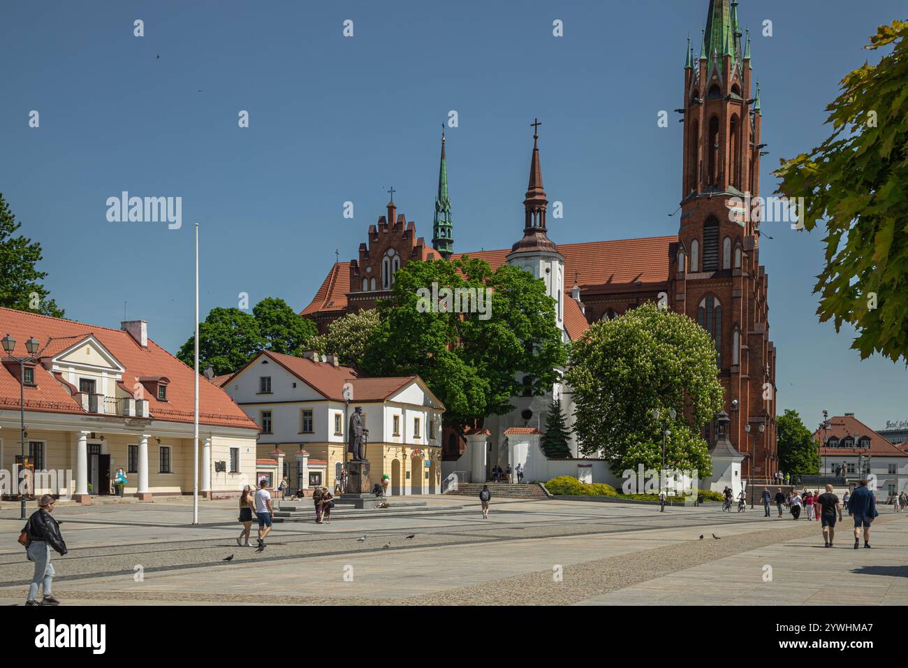 Architecture of the city of Bialystok Stock Photo - Alamy