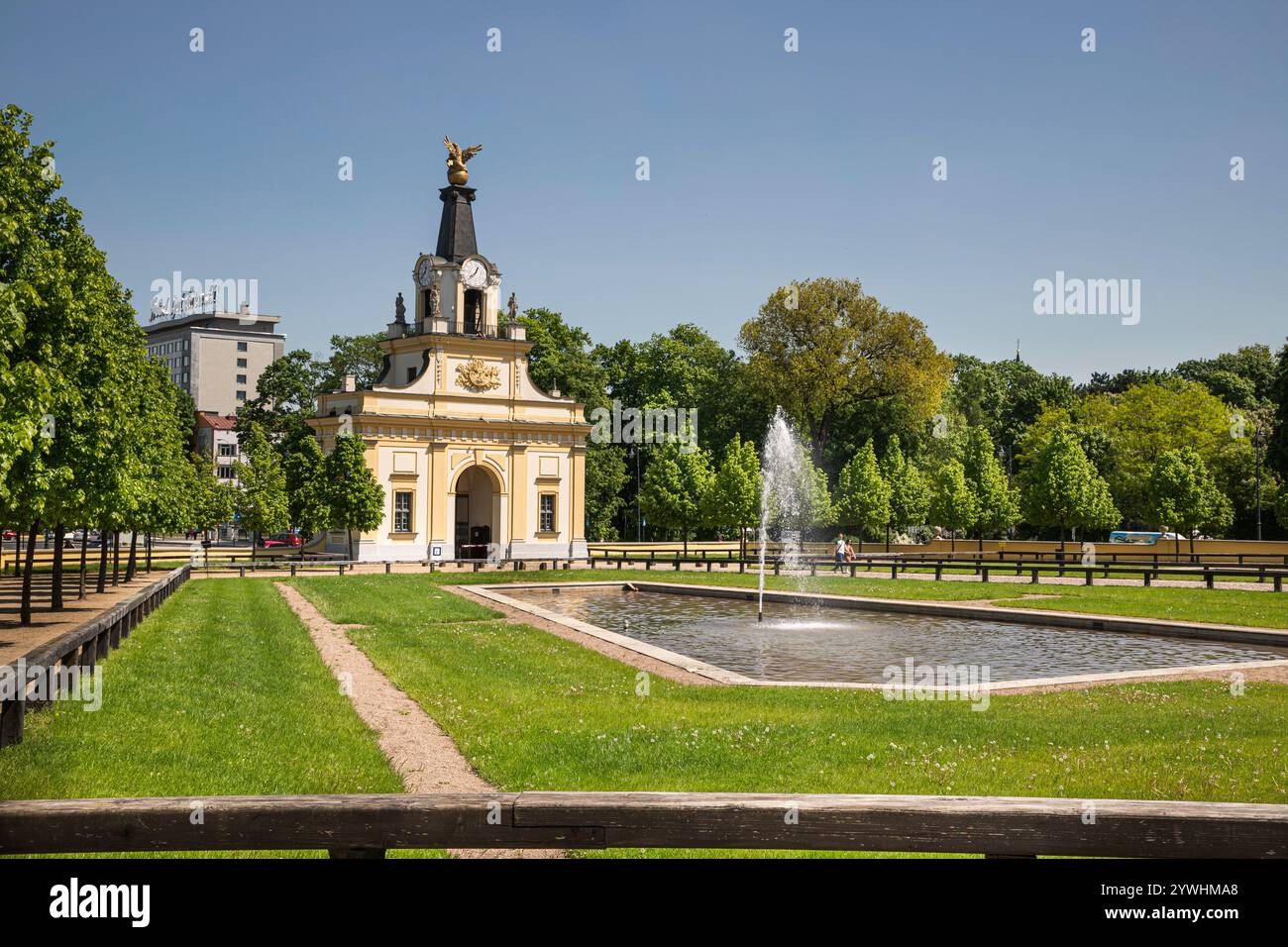Architecture of the city of Bialystok Stock Photo - Alamy