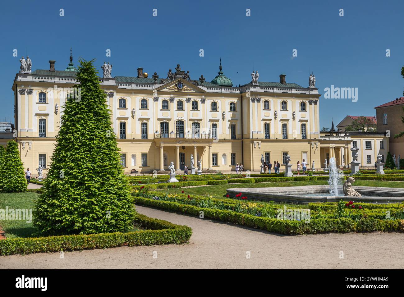 Architecture of the city of Bialystok Stock Photo - Alamy