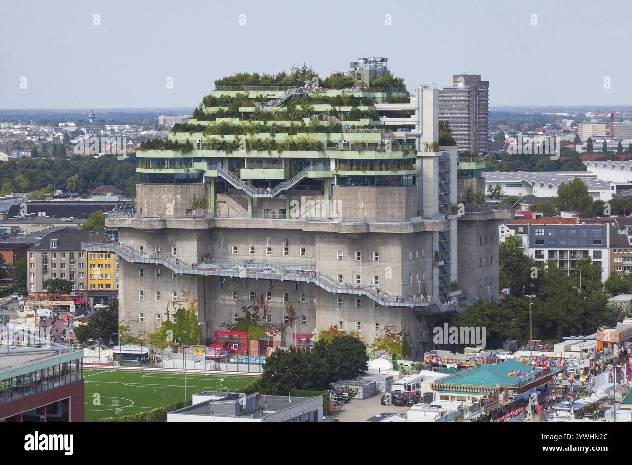 Feldstrasse bunker, media bunker, high-rise bunker on Heiligengeistfeld ...