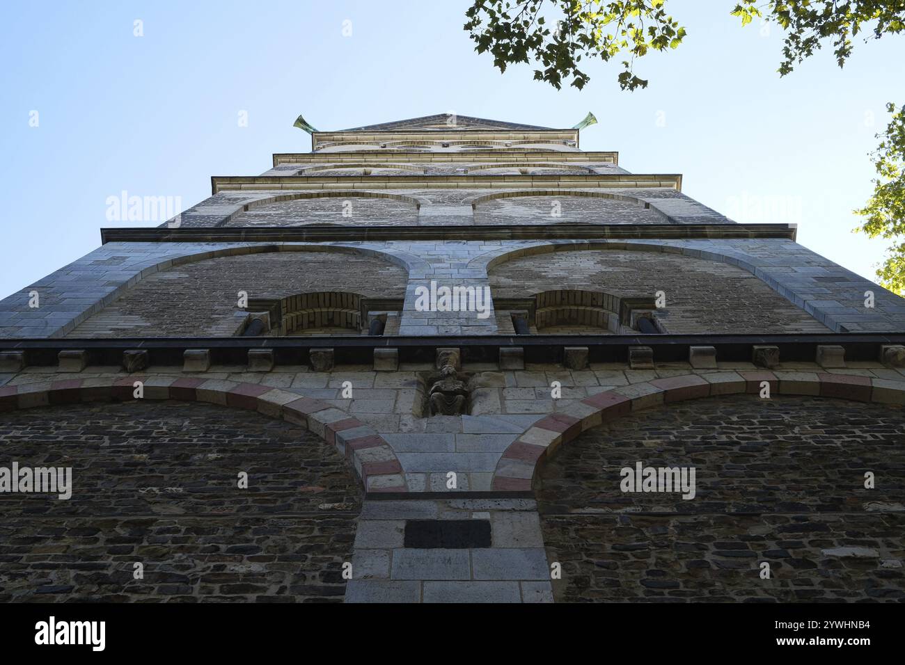Basilica of St Aposteln, Romanesque church on Neumarkt, Cologne ...
