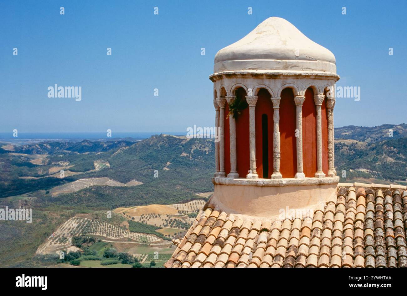 Santa Severina, Italy, detail of the Byzantine style dome of the St ...