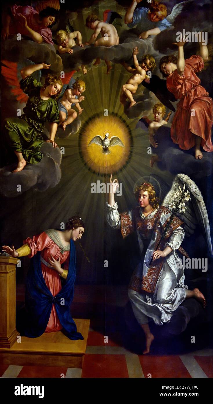 Annunciation 1619 Frans Pourbus II (1569-1622) Belgian, Belgium ...