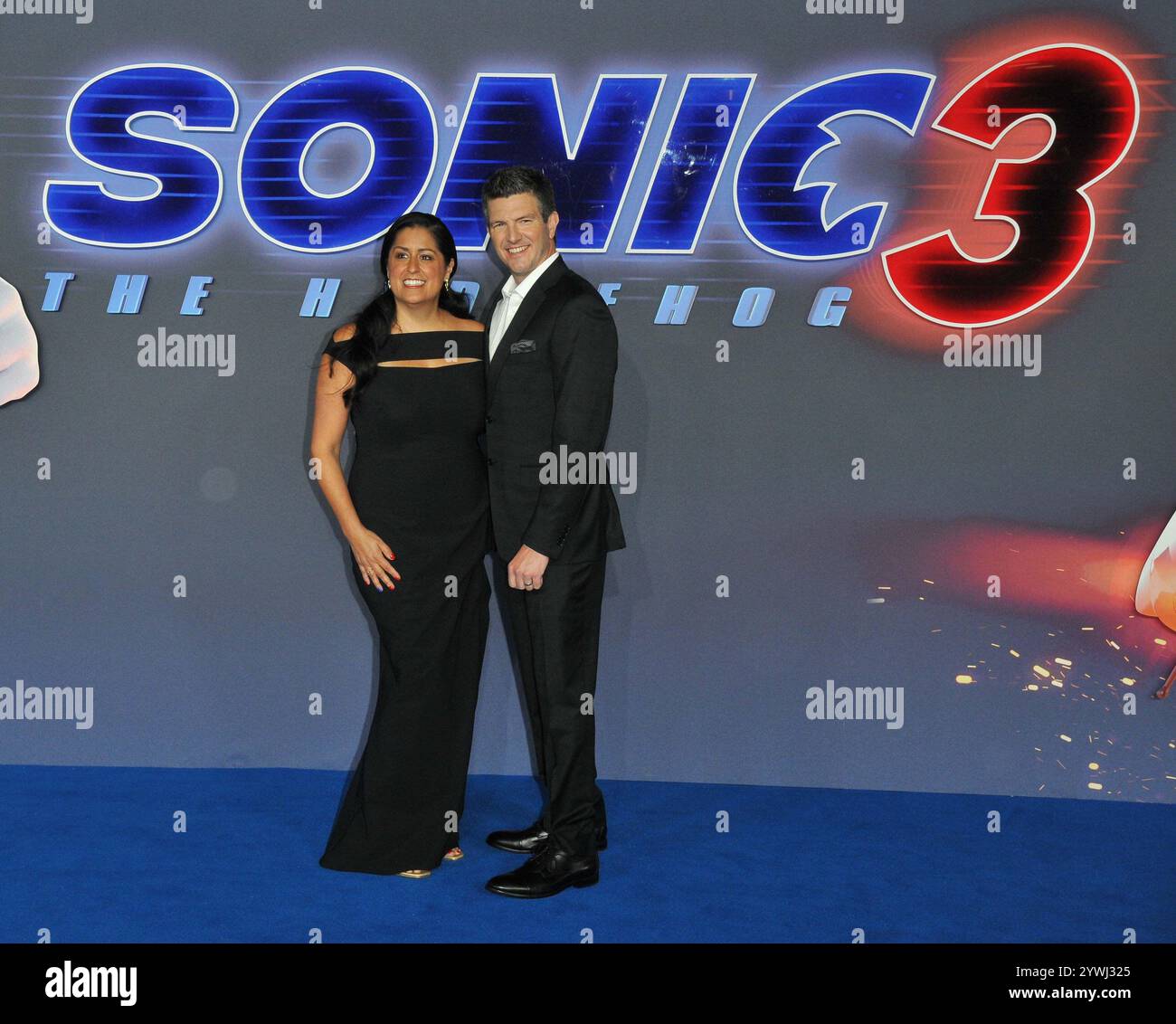 Joanna Fowler and Jeff Fowler at the "Sonic The Hedgehog 3" UK film ...