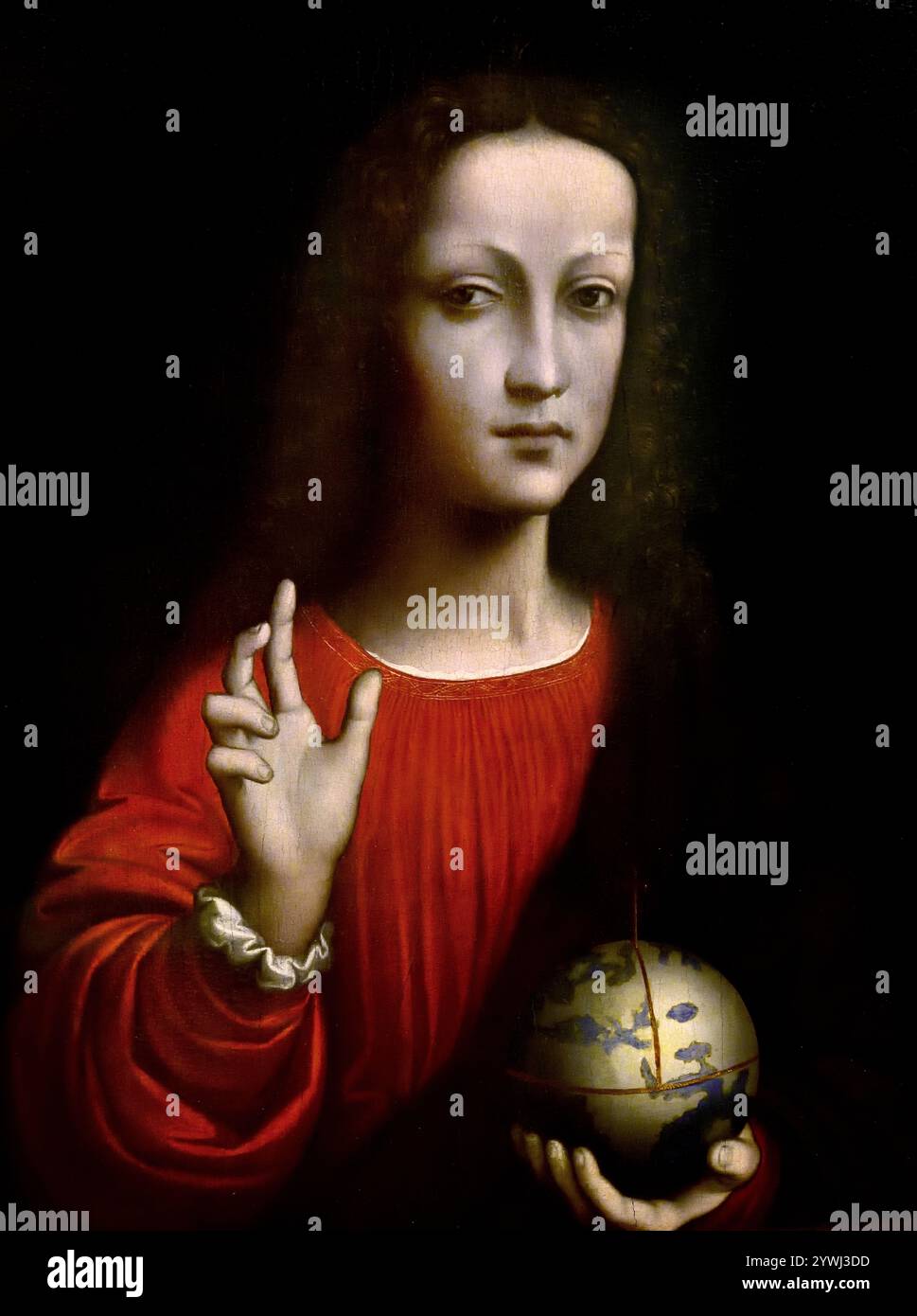 The Savior of the World 1504 Entourage of Leonardo da Vinci, (Vinci ...