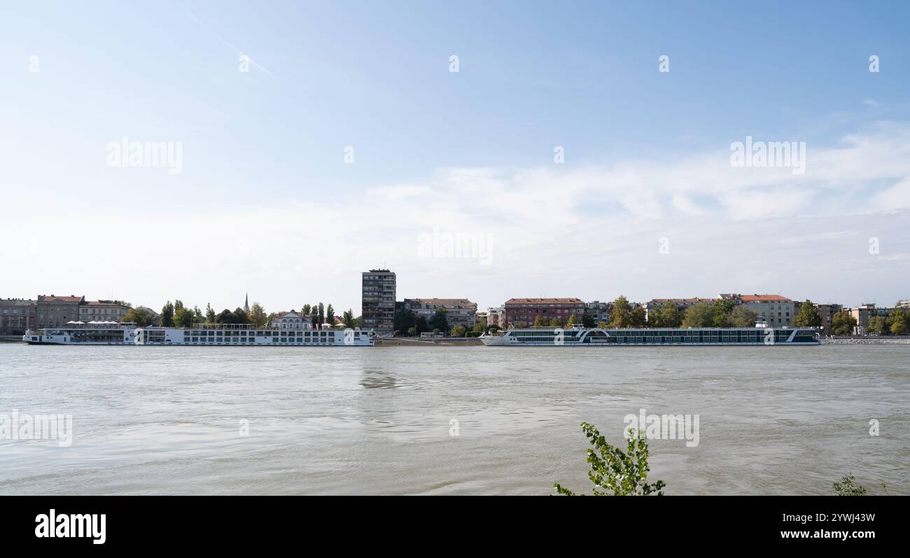 Landscape of Novi Sad and Dunab river Stock Photo - Alamy