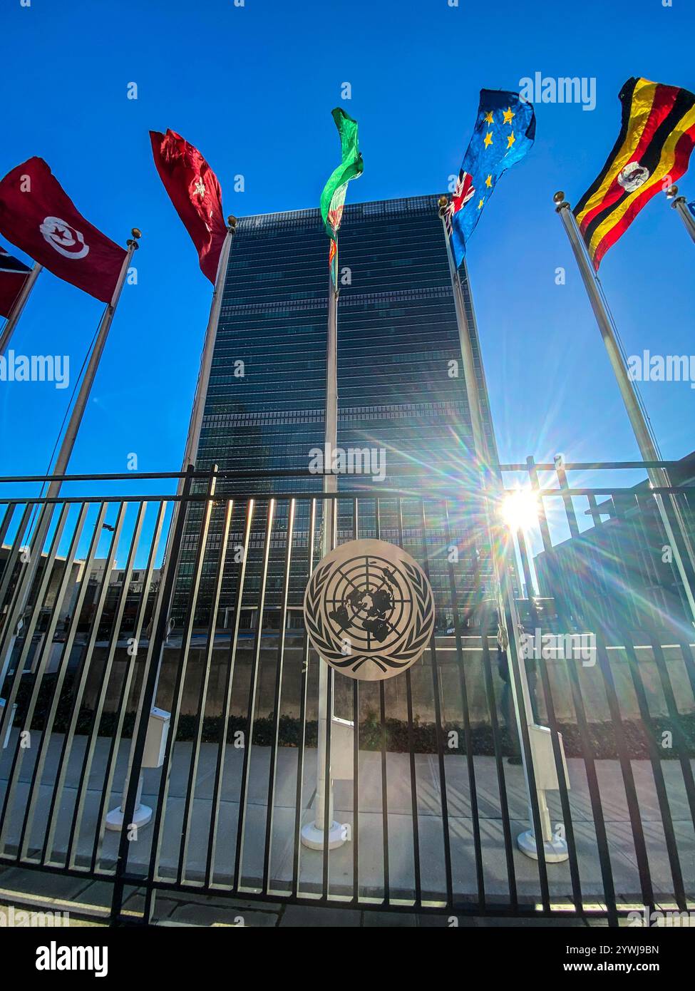 Das UN-Hauptquartier in New York / UNO / United Nations Stock Photo - Alamy
