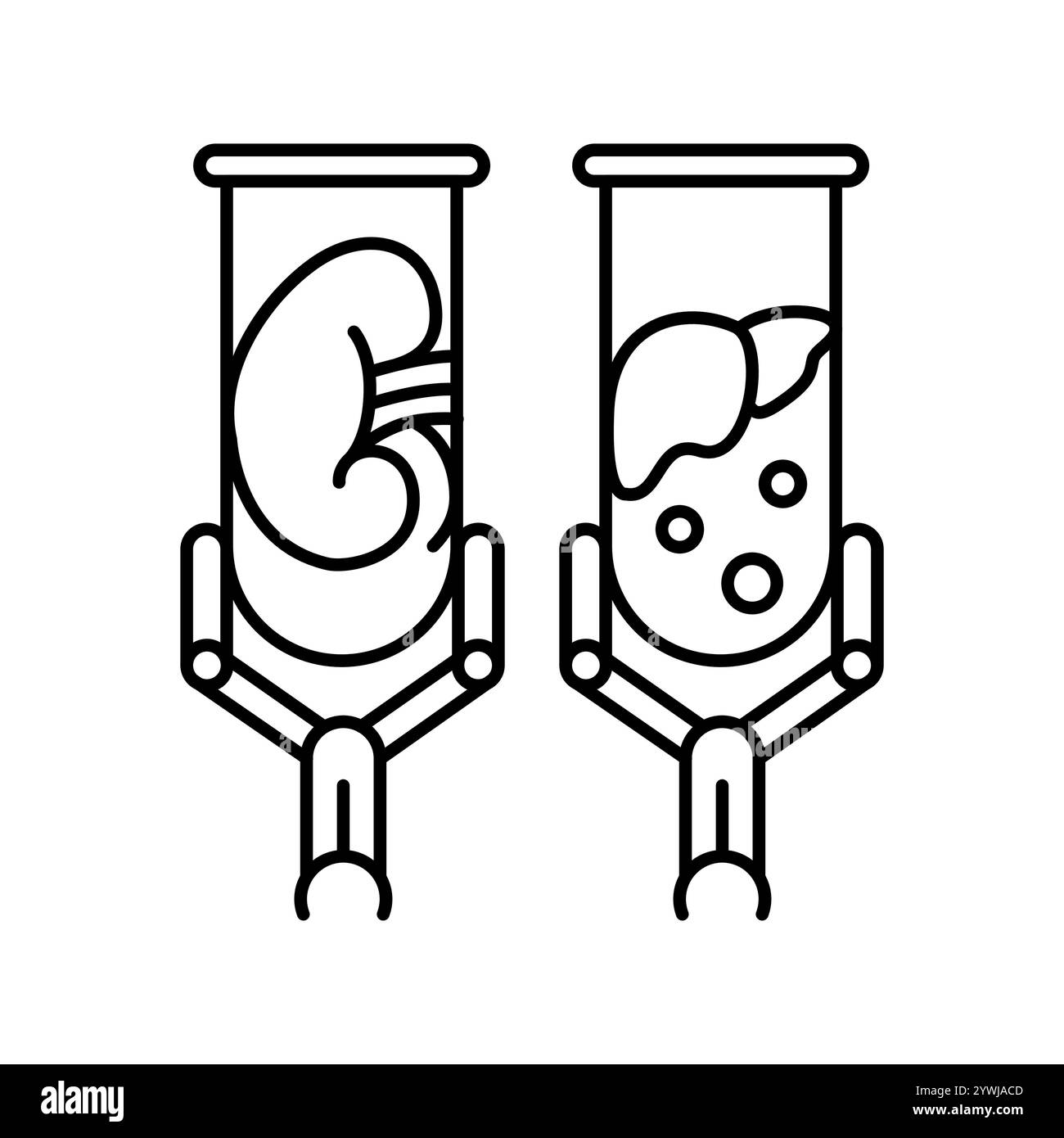Tissue culture research Stock Vector Images - Alamy