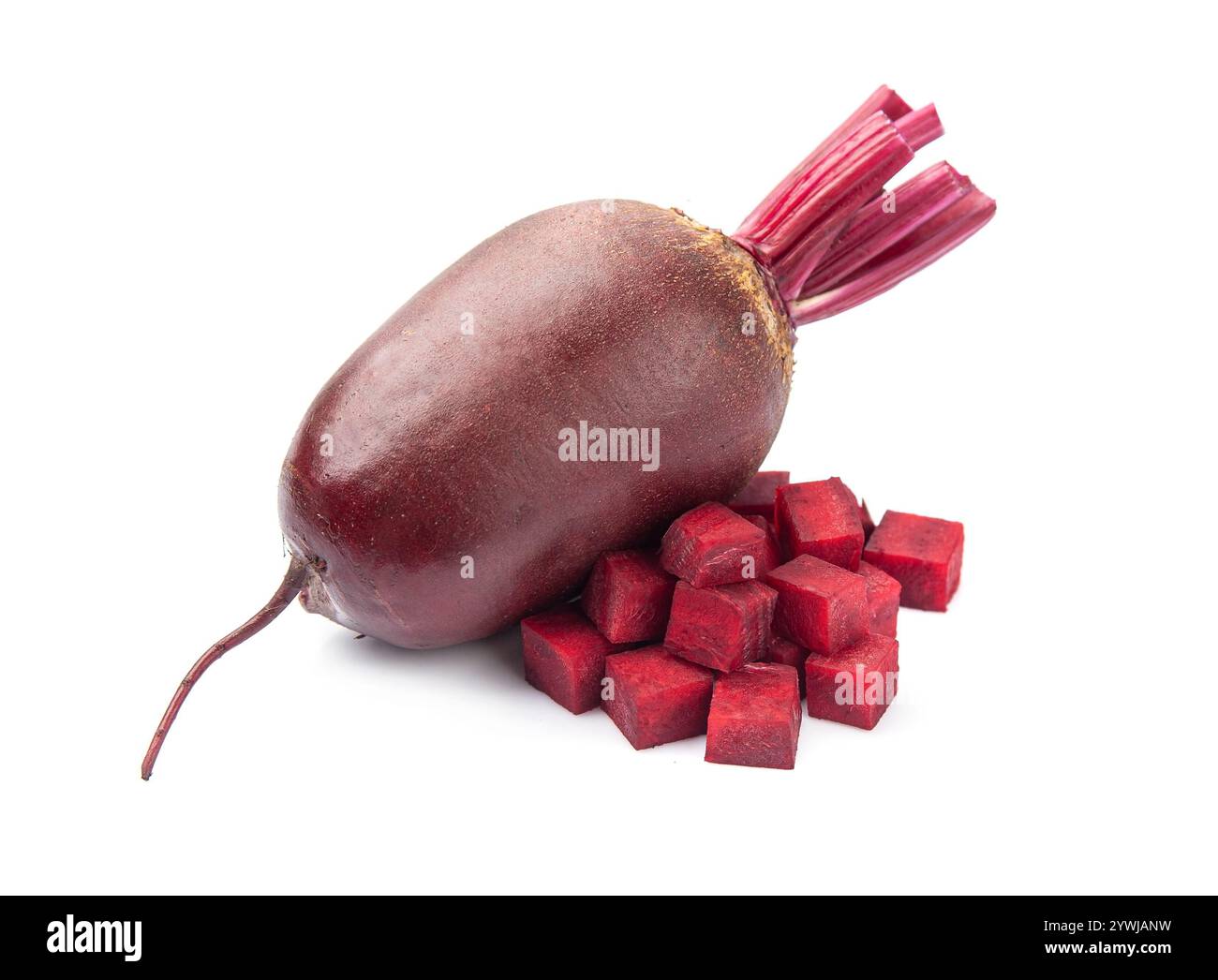 Beet root on white backgrounds Stock Photo - Alamy