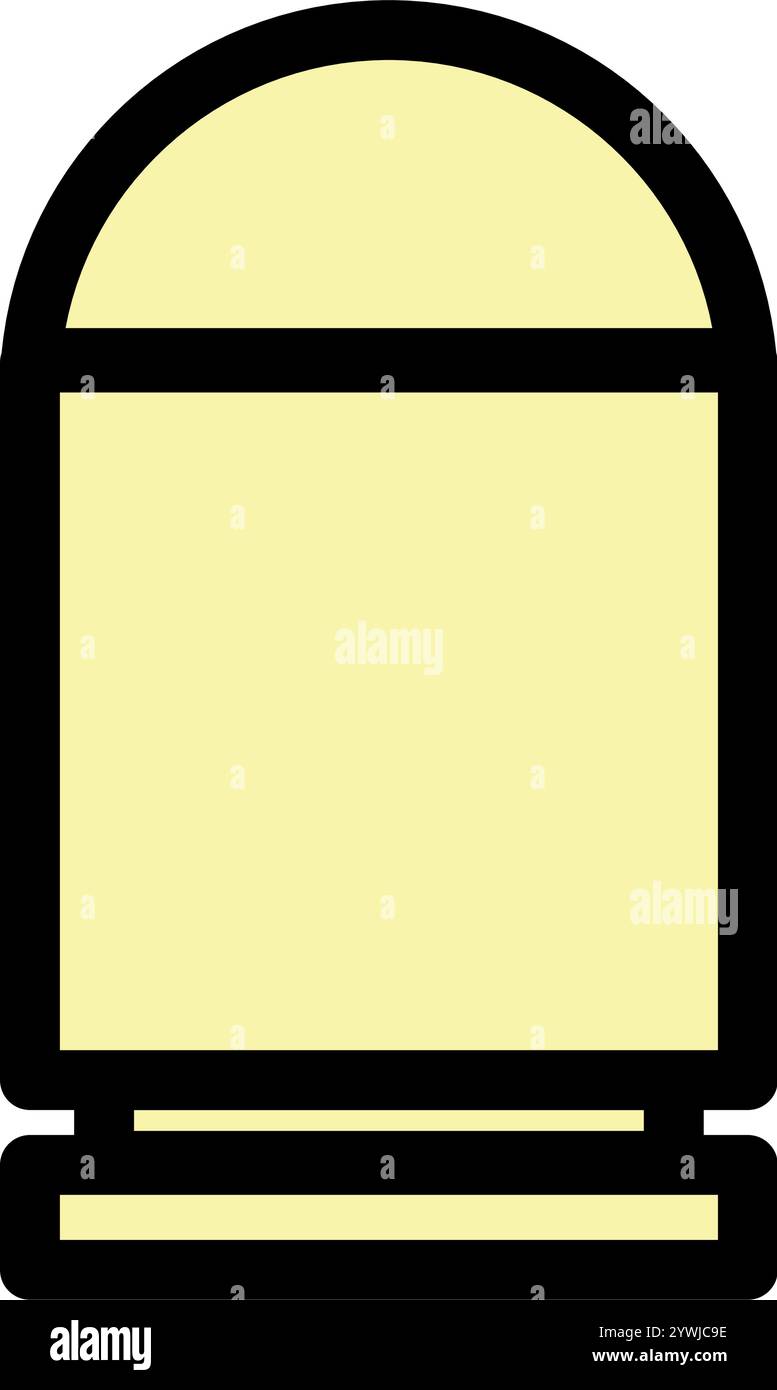 9mm bullet symbol - Military icon Stock Vector Image & Art - Alamy