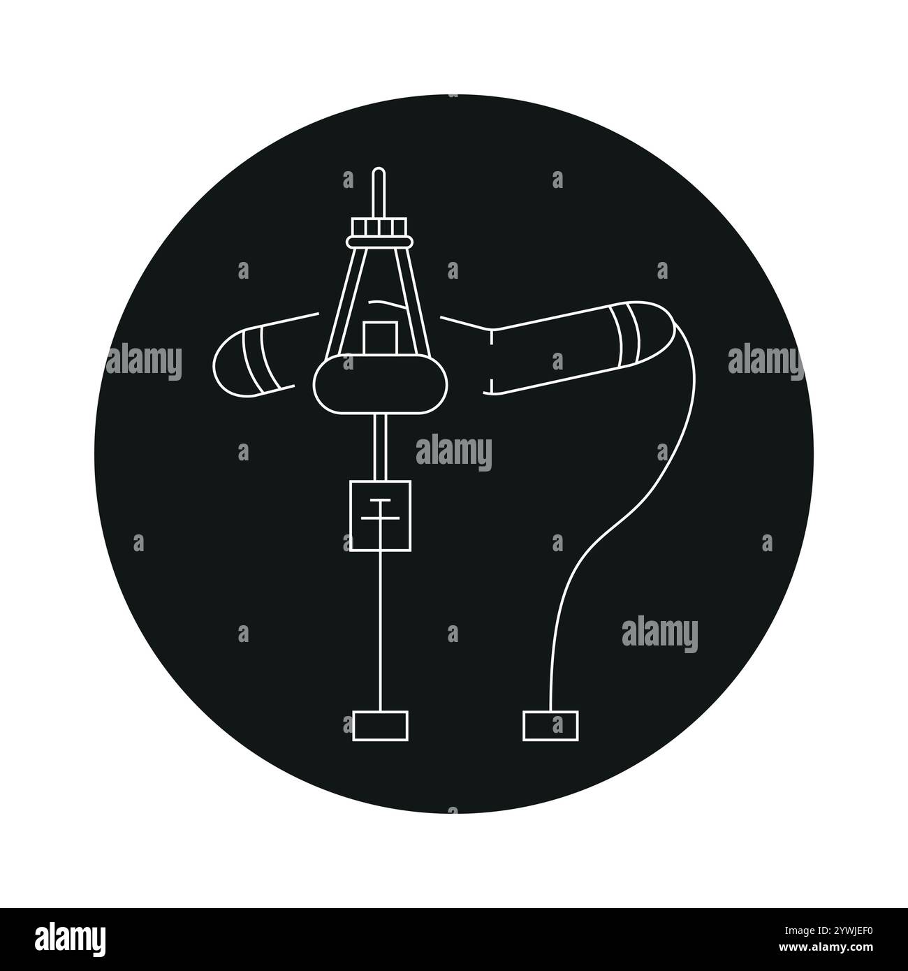 Wave Power Plant Color Line Icon Alternative Energy Source Vector Isolated Element Editable