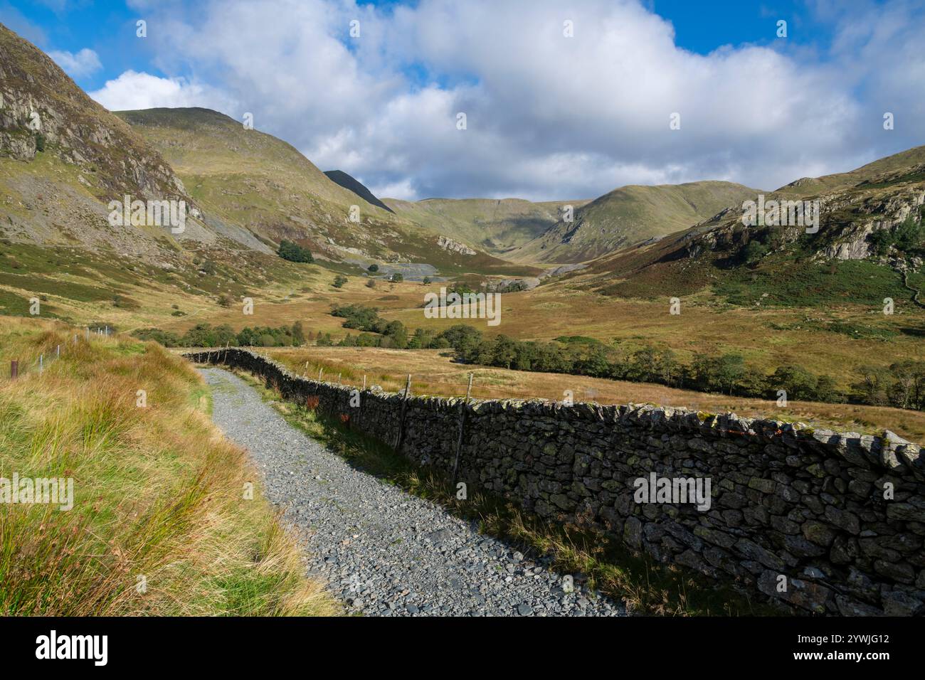 Beautiful scenery in the Kentmere valley north of Kendal in the Lake ...