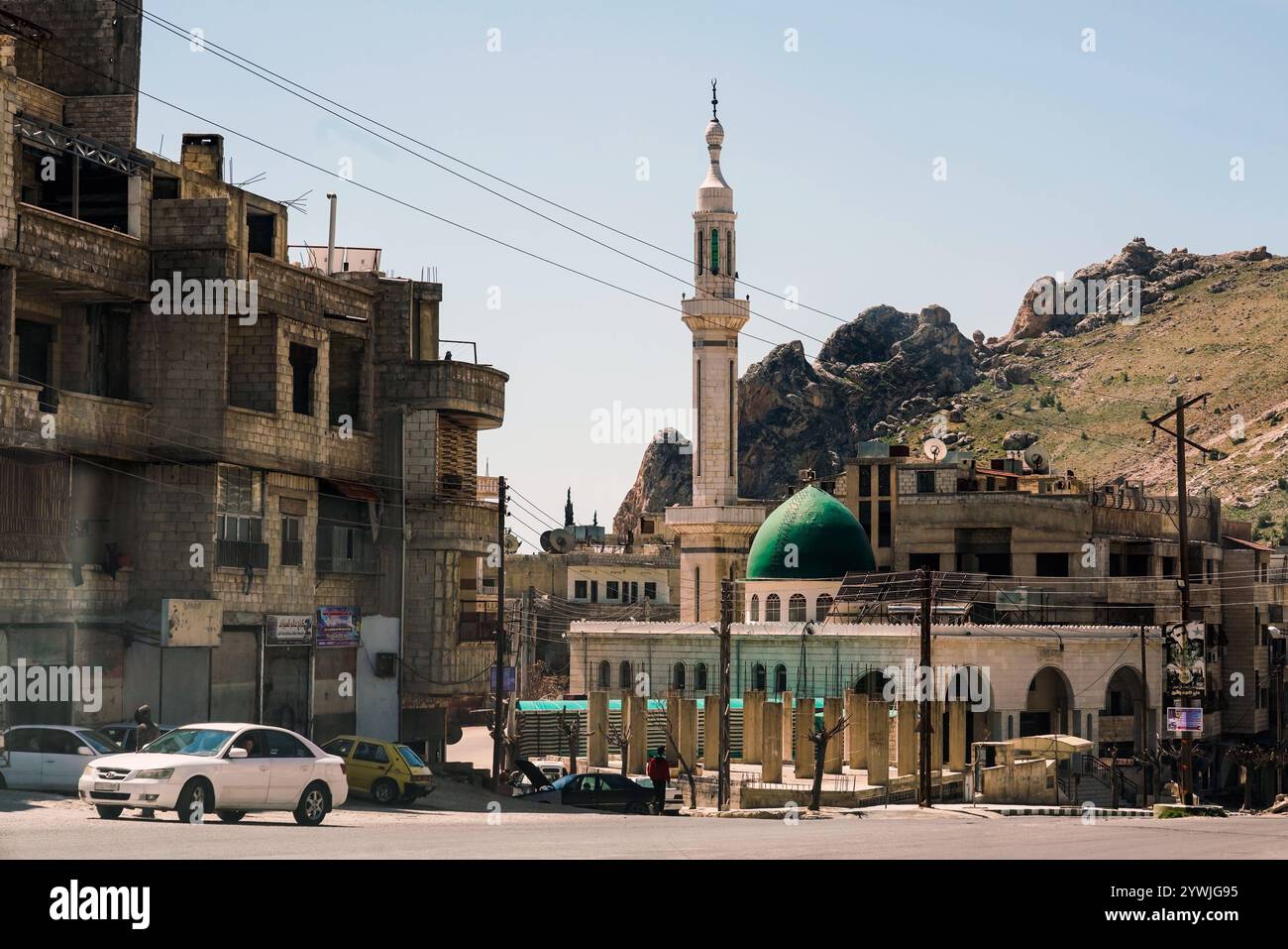 Ortschaft im Süden von Damaskus, Syrien *** Village in the south of ...