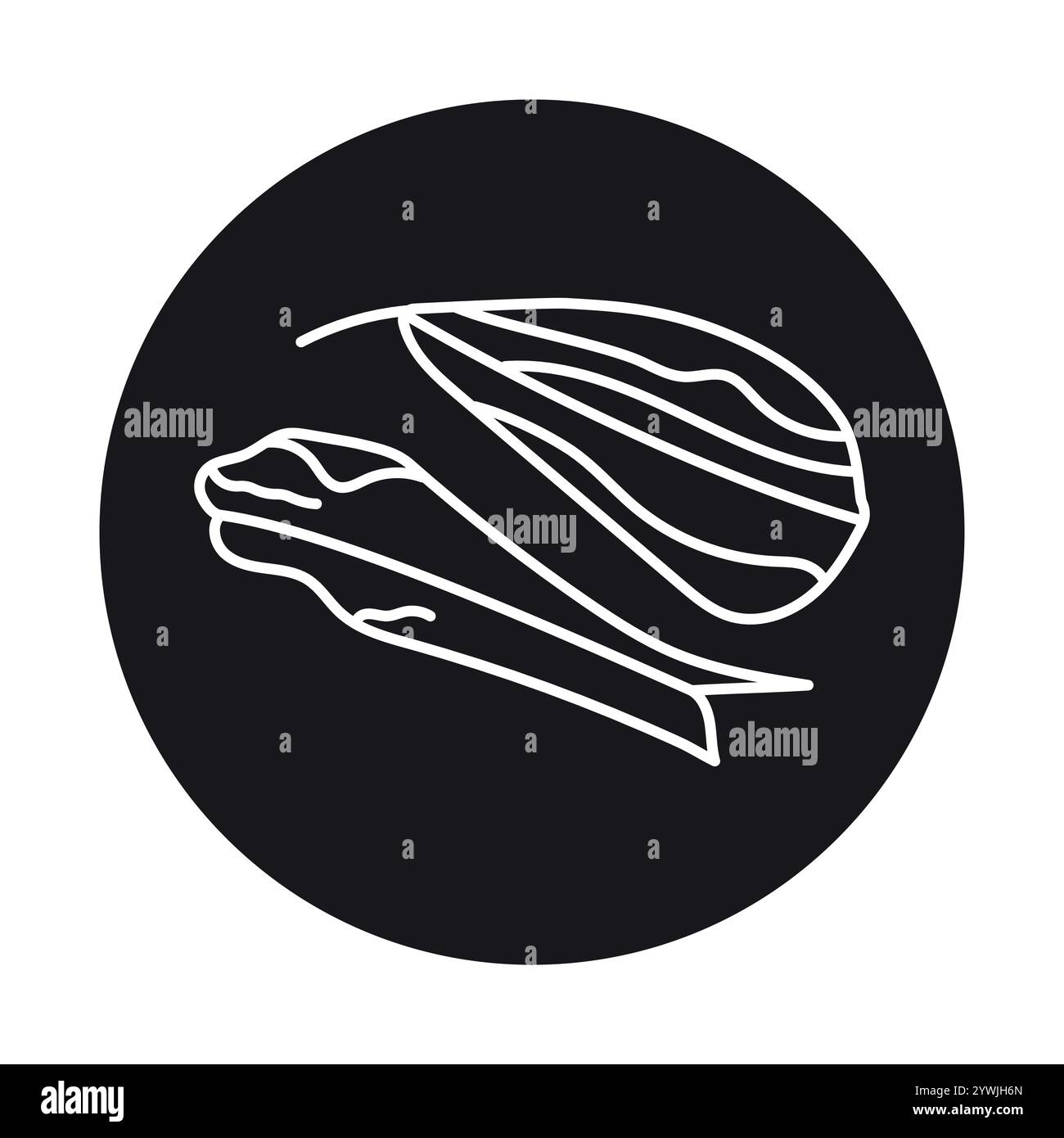 Salted peanuts line black icon. Sign for web page, mobile app, button ...