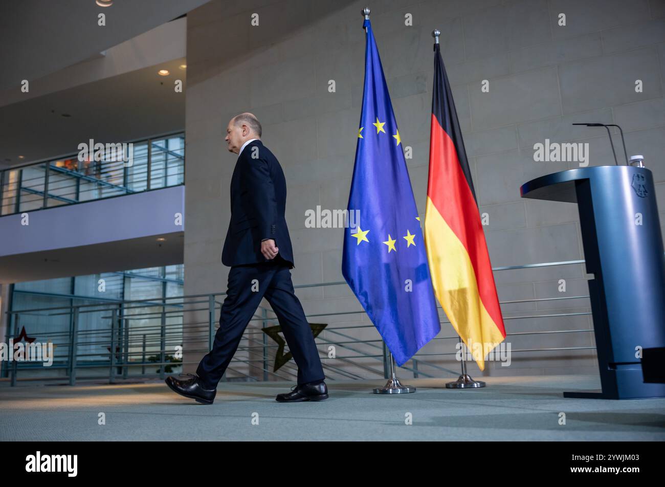 11 December 2024, Berlín: German Chancellor Olaf Scholz will undergo a ...