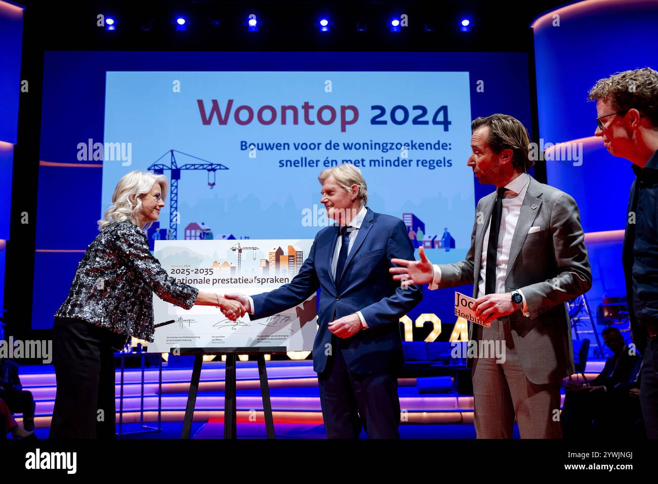 NIEUWEGEIN - Housing and Spatial Planning Minister Mona Keijzer and ...