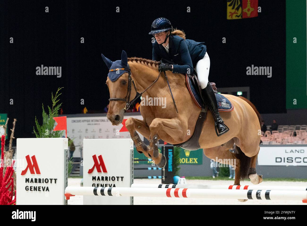 Genève, Switzerland. 11 December, 2024: Laura Firmenich rides Isy ...