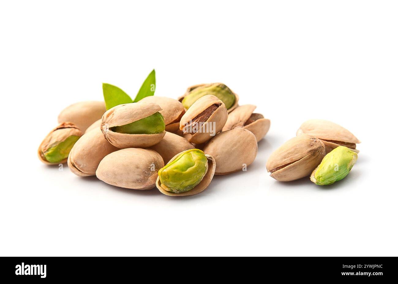 Pistachio nuts on white backgrounds Stock Photo - Alamy