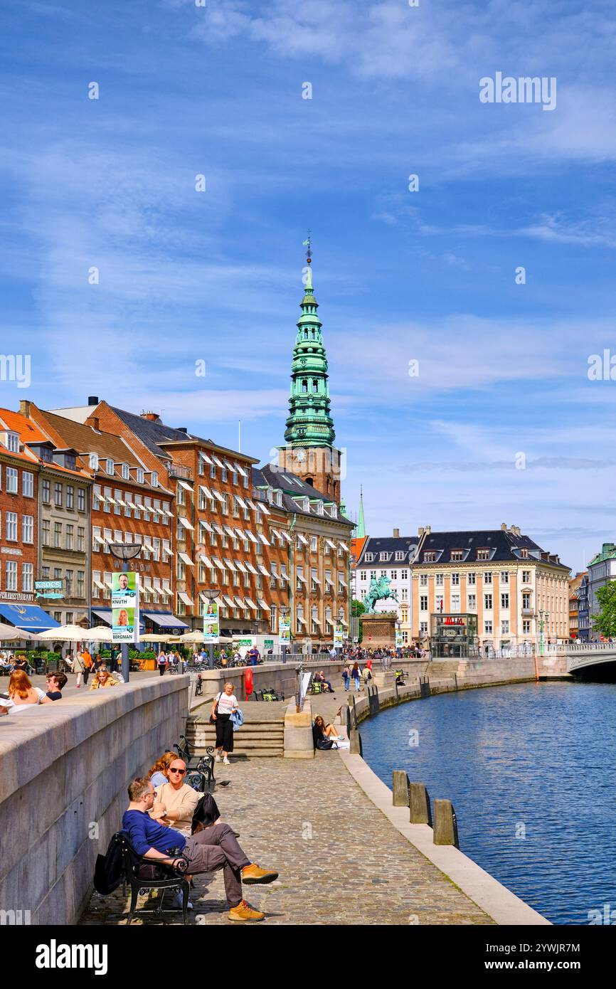 Gammel Strand used to be the site of a natural harbour, sheltered by a ...