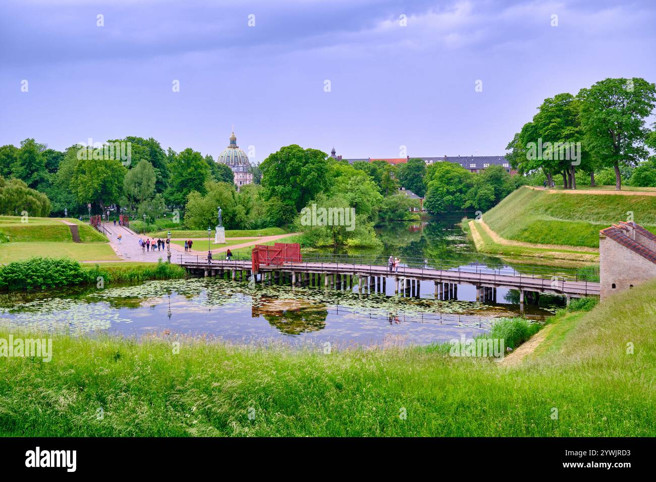 Gardens of Kastellet (The Citadel). It is a Citadel dating back to 1626 ...