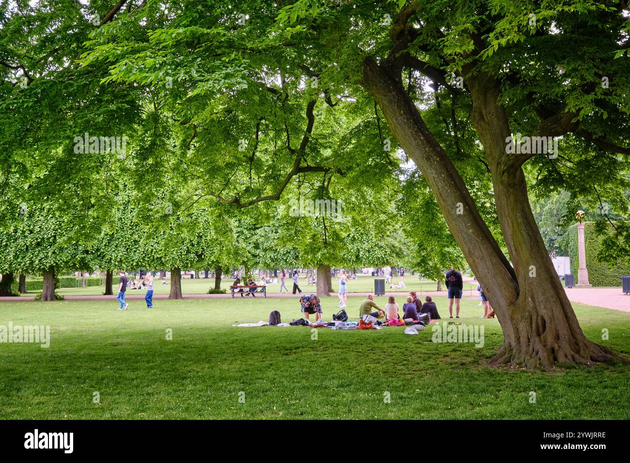 The King's Garden (Kongens Have). Copenhagen, Denmark Stock Photo - Alamy
