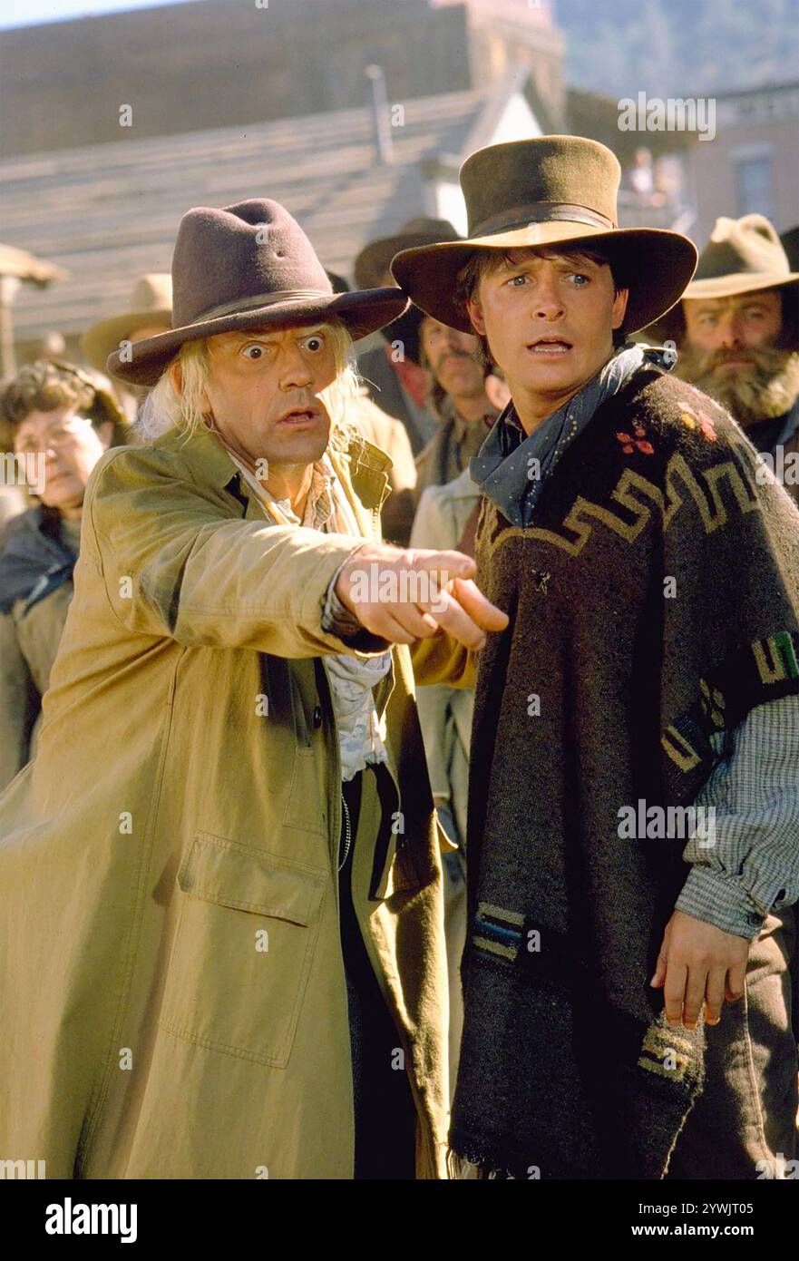BACK TO THE FUTURE III 1990 Universal Pictures film with Michael J. Fox ...