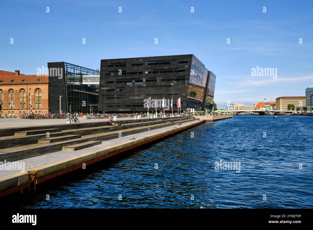 The Royal Library (Det Kongelige Bibliotek) in Copenhagen, the national ...