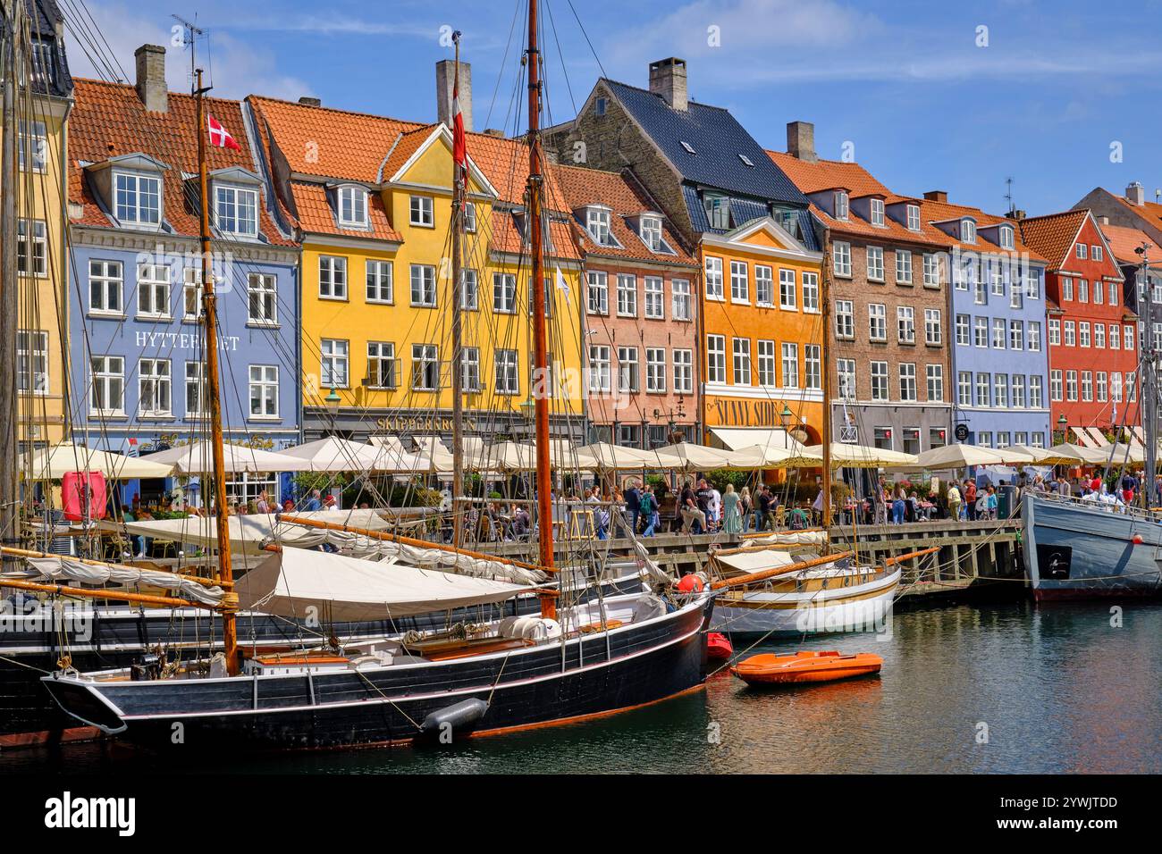 Nyhavn, or New Harbour, is a 17th-century waterfront, canal and ...