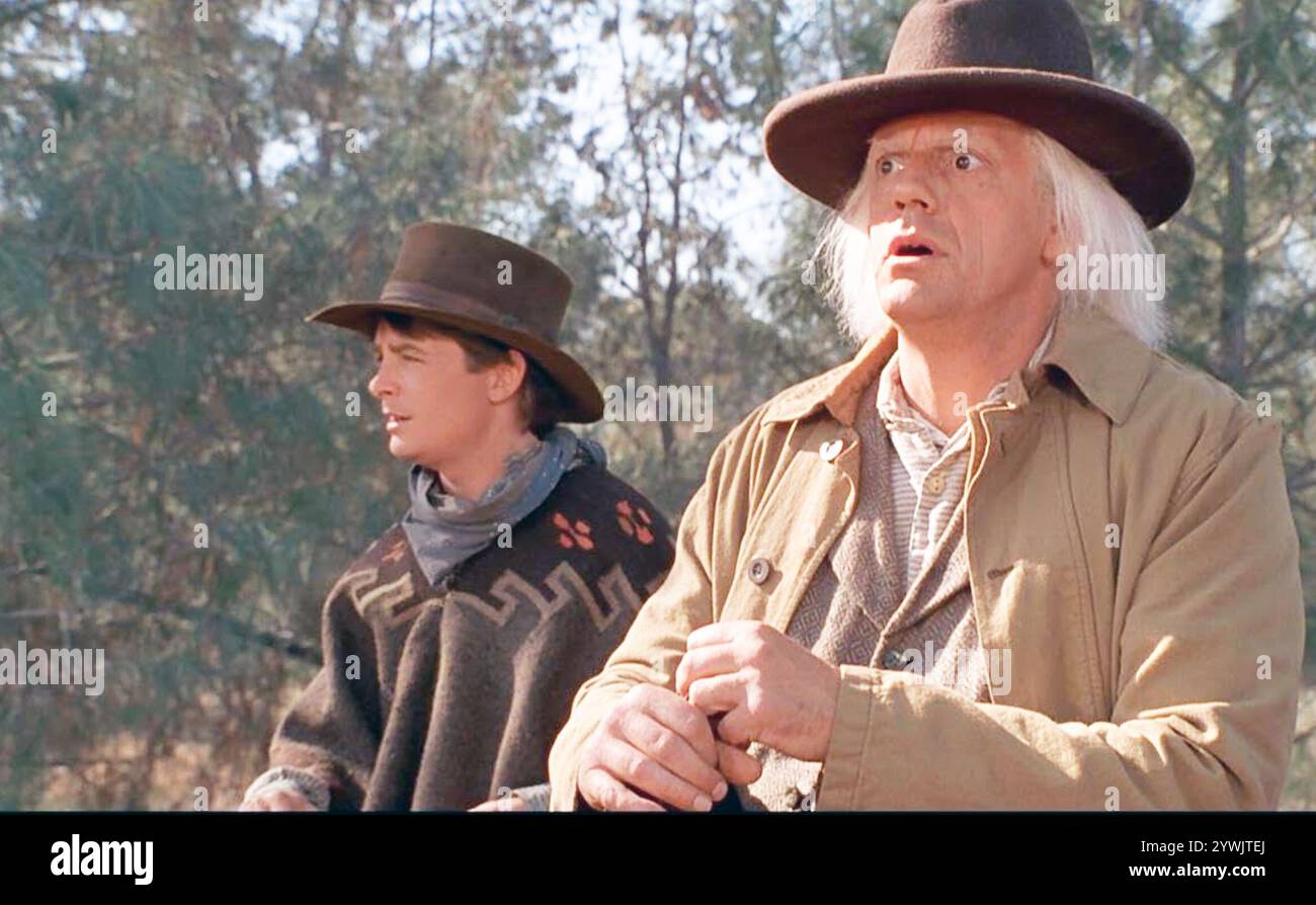 BACK TO THE FUTURE III 1990 Universal Pictures film with Michael J. Fox ...