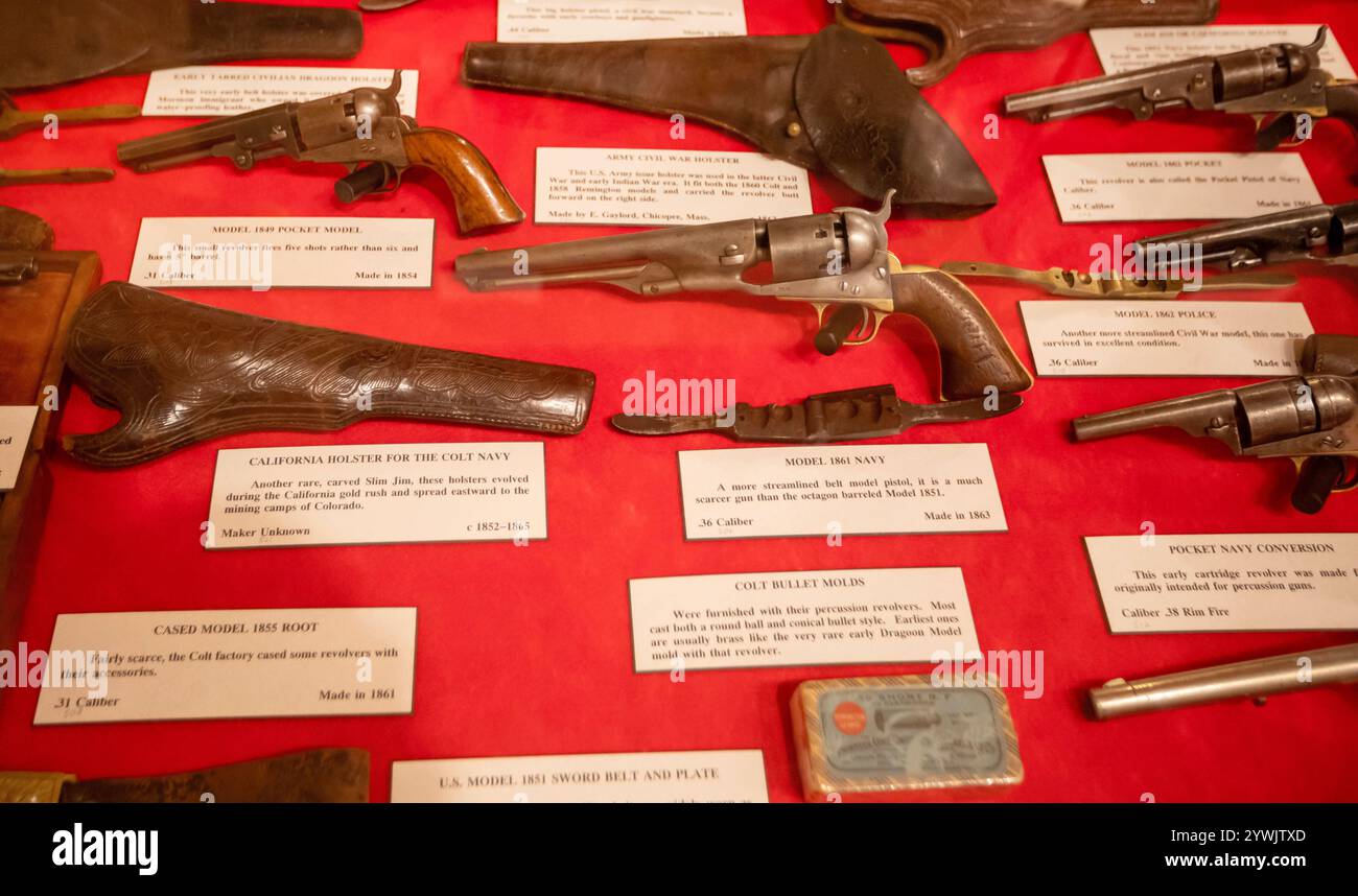 Craig, Colorado - Historic firearms on display at the Museum of ...