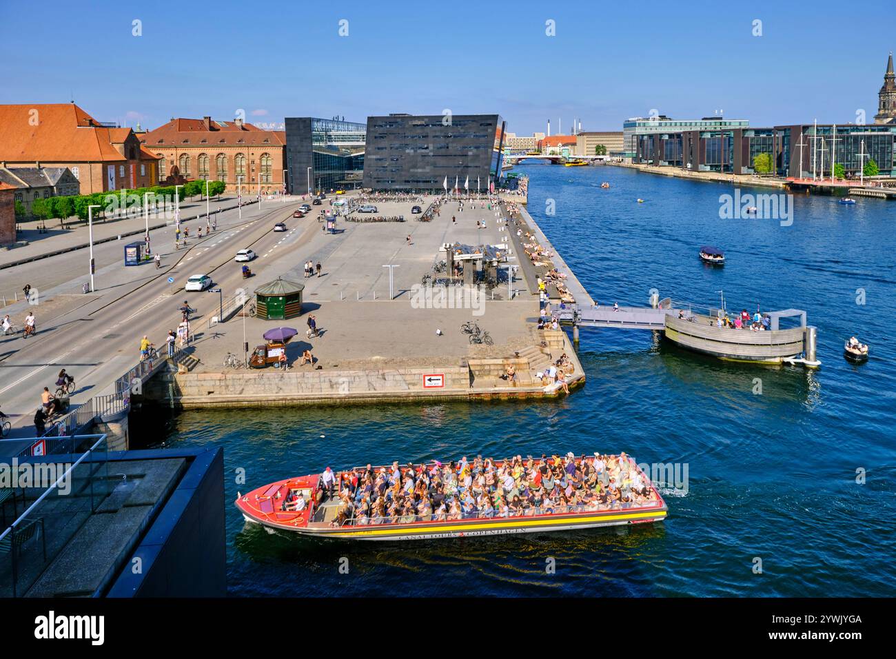 The Royal Library (Det Kongelige Bibliotek) in Copenhagen, the national ...