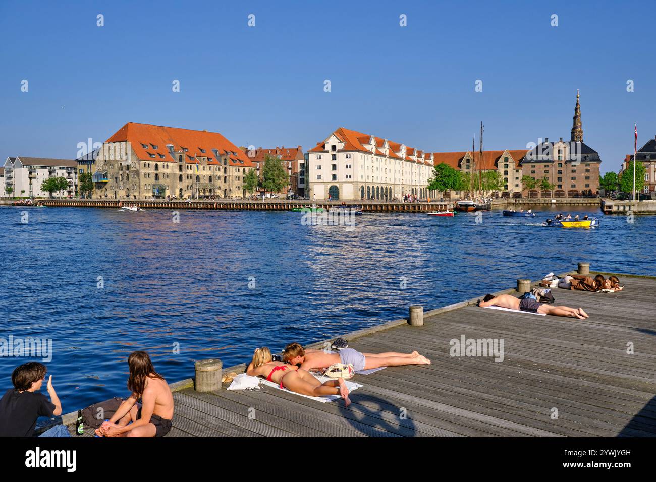 The beach in Copenhagen, Denmark Stock Photo - Alamy
