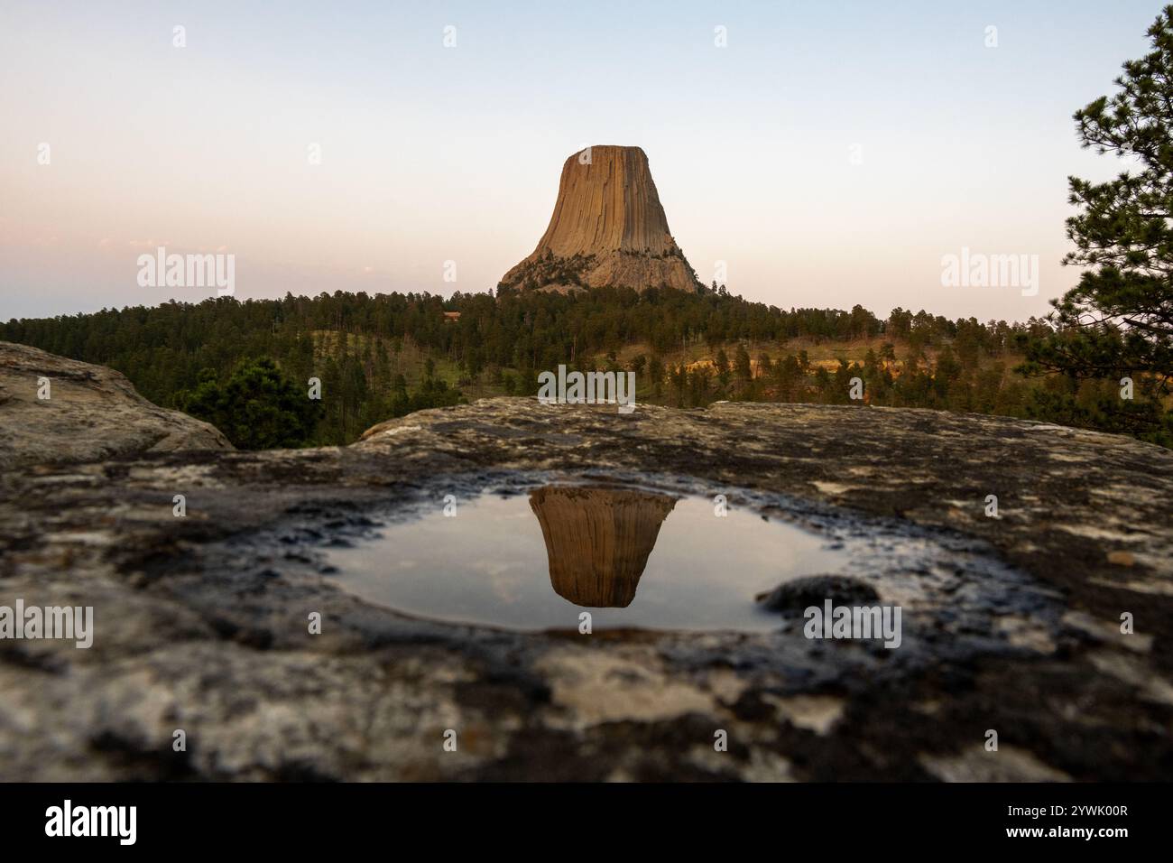 Devils Tower National Monument Stock Photo - Alamy