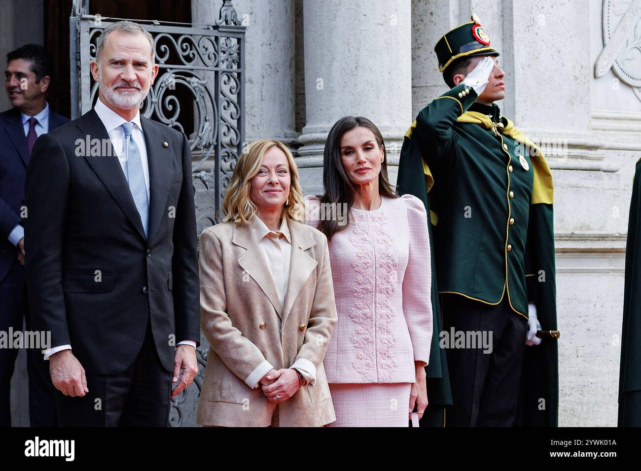 Roma, Italia. 11th Dec, 2024. La presidente del Consiglio Giorgia ...