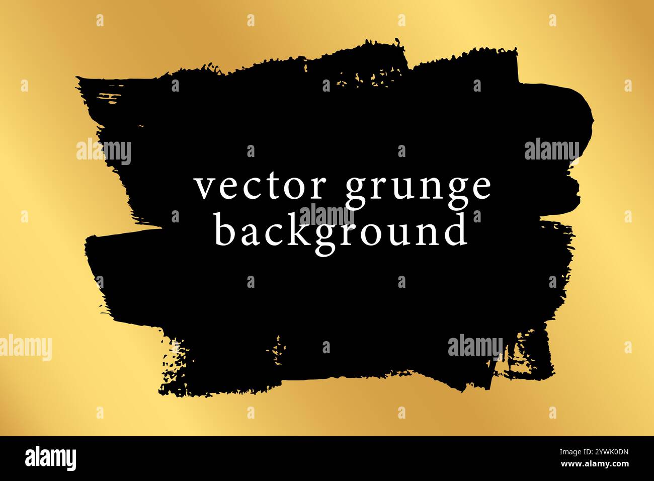 Vector Paint Brush Splash Black Grunge Stroke Stock Vector Image & Art ...