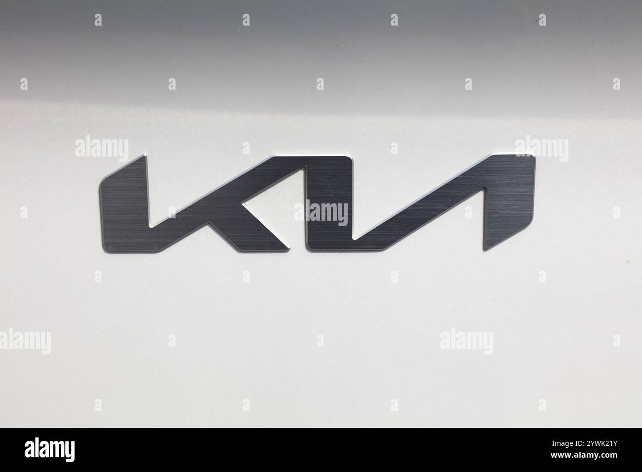 GEOJE, SOUTH KOREA - APRIL 1, 2023: Kia car name close-up in South ...