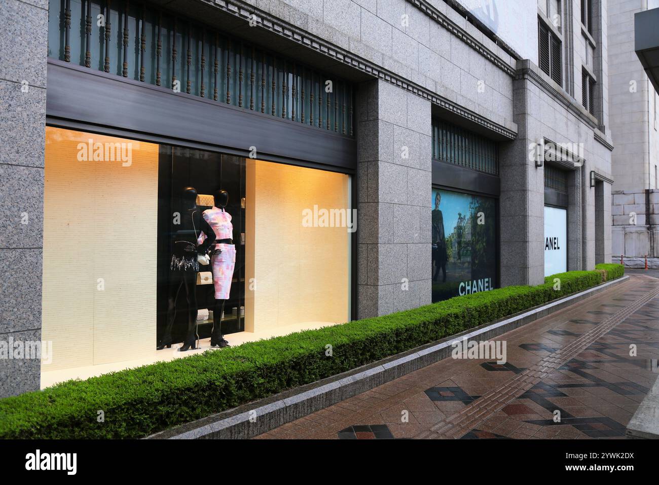 SEOUL, SOUTH KOREA - APRIL 6, 2023: Street view of Chanel luxury ...