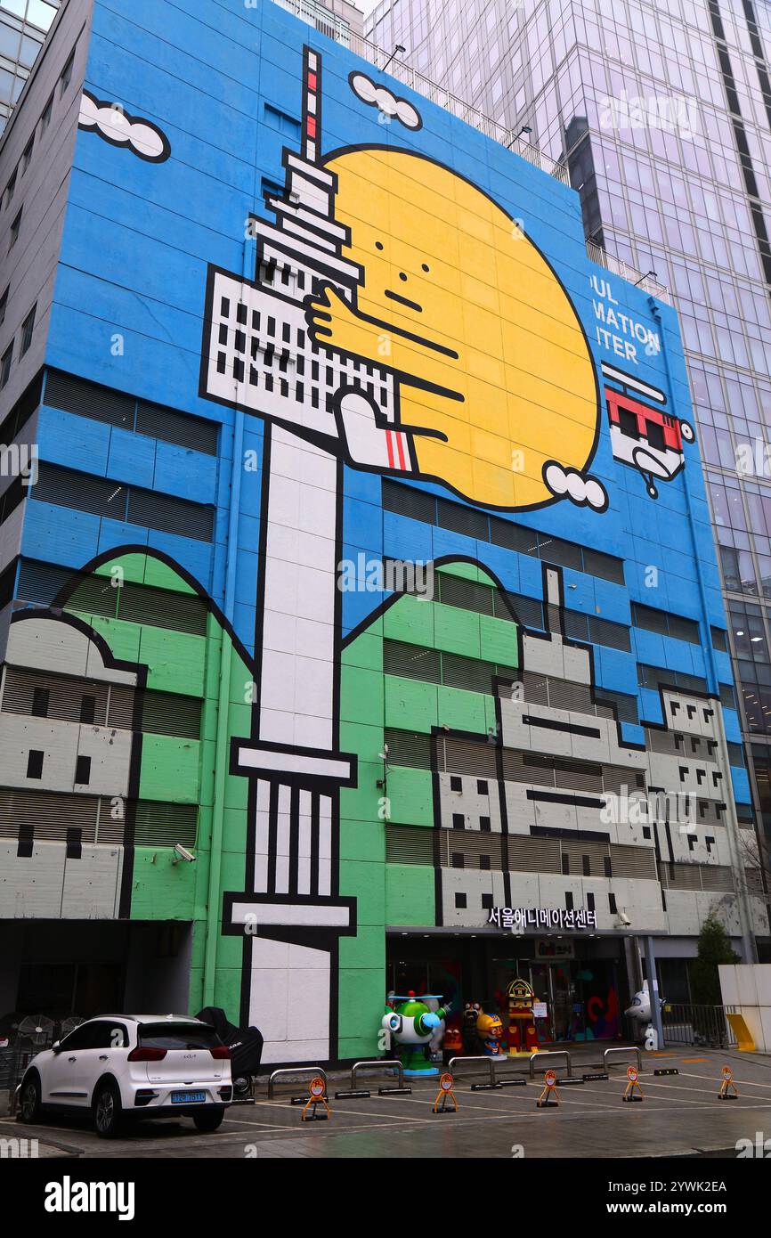SEOUL, SOUTH KOREA - APRIL 6, 2023: Seoul Animation Center museum ...