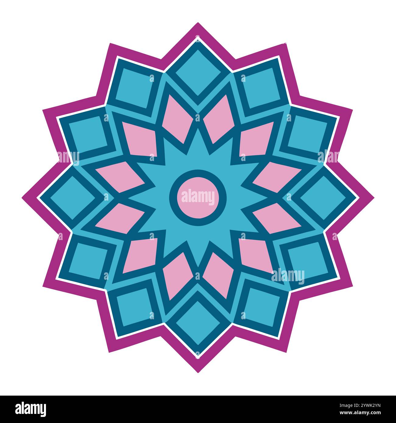 Beautiful Islamic Geometric Pattern - Elegant Arabic Star Design for ...
