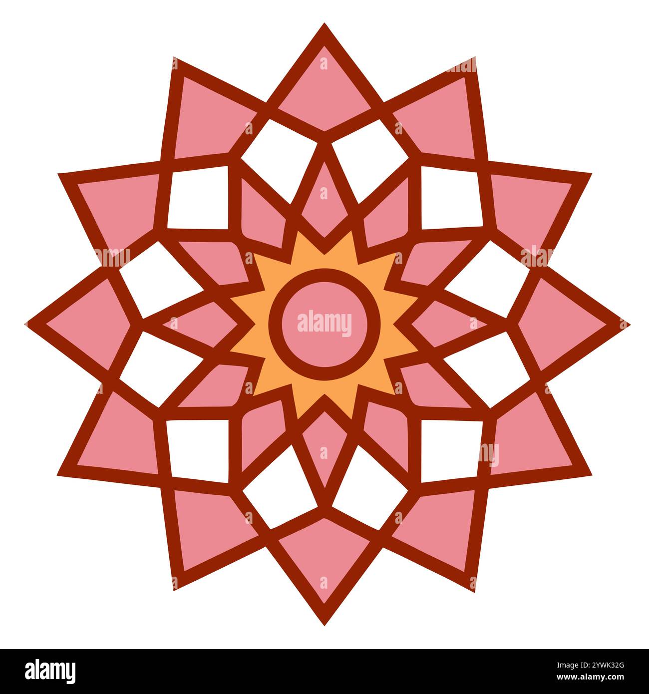 Beautiful Islamic Geometric Pattern - Elegant Arabic Star Design for ...