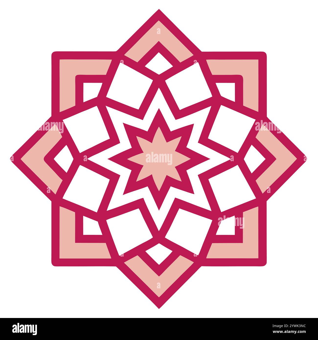 Beautiful Islamic Geometric Pattern - Elegant Arabic Star Design for ...