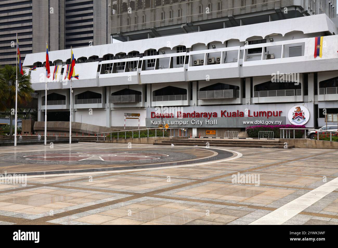 KUALA LUMPUR, MALAYSIA - MARCH 2, 2024: Kuala Lumpur City Hall building ...