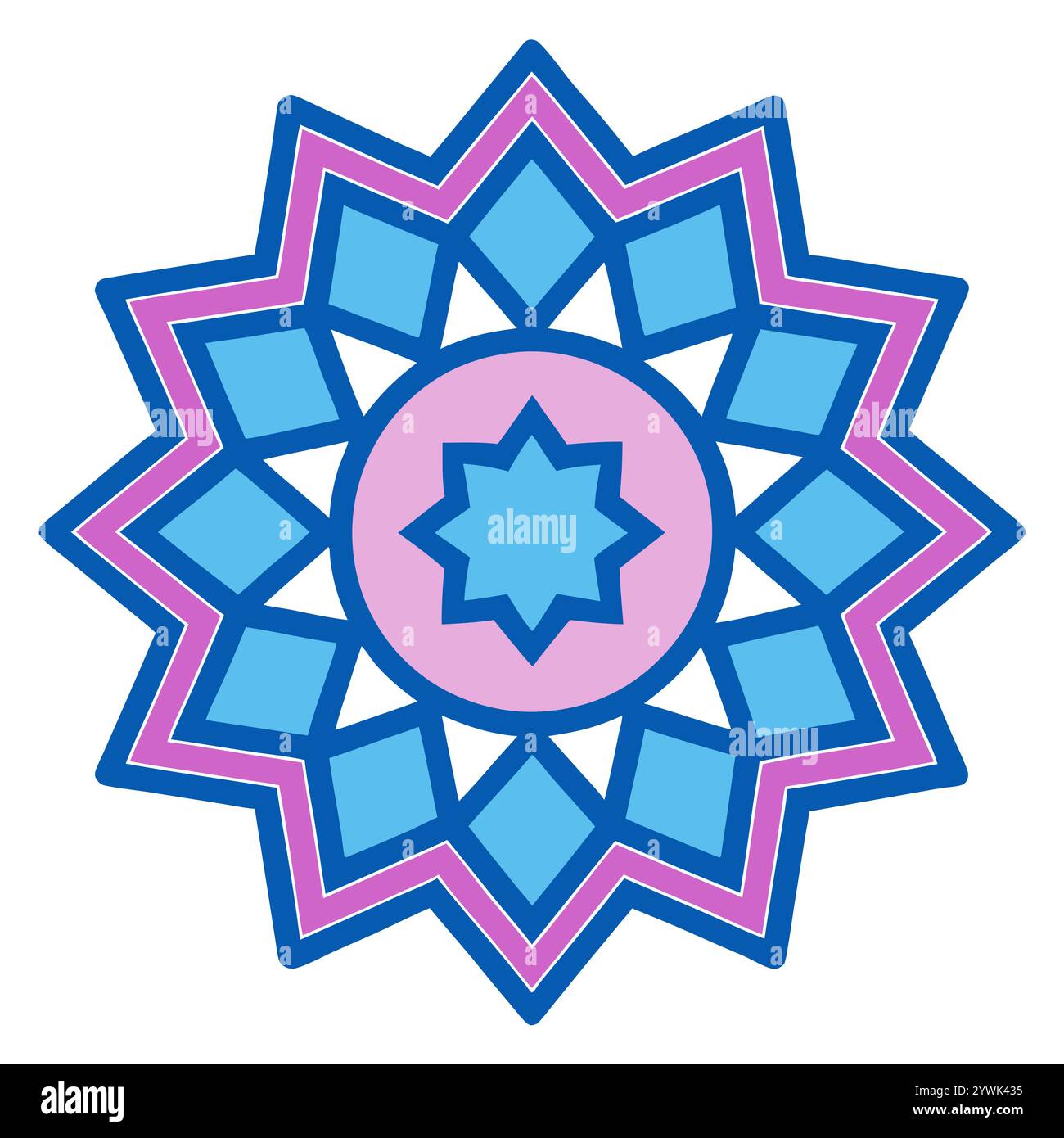Beautiful Islamic Geometric Pattern - Elegant Arabic Star Design for ...