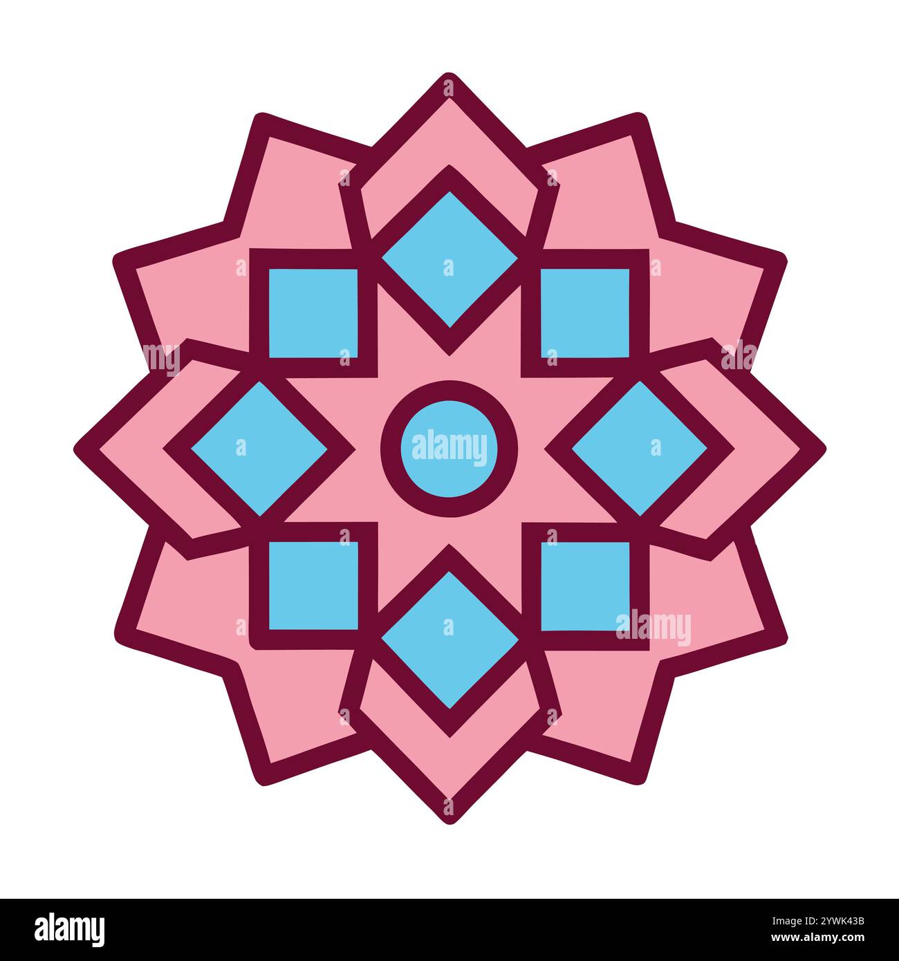 Beautiful Islamic Geometric Pattern - Elegant Arabic Star Design for ...