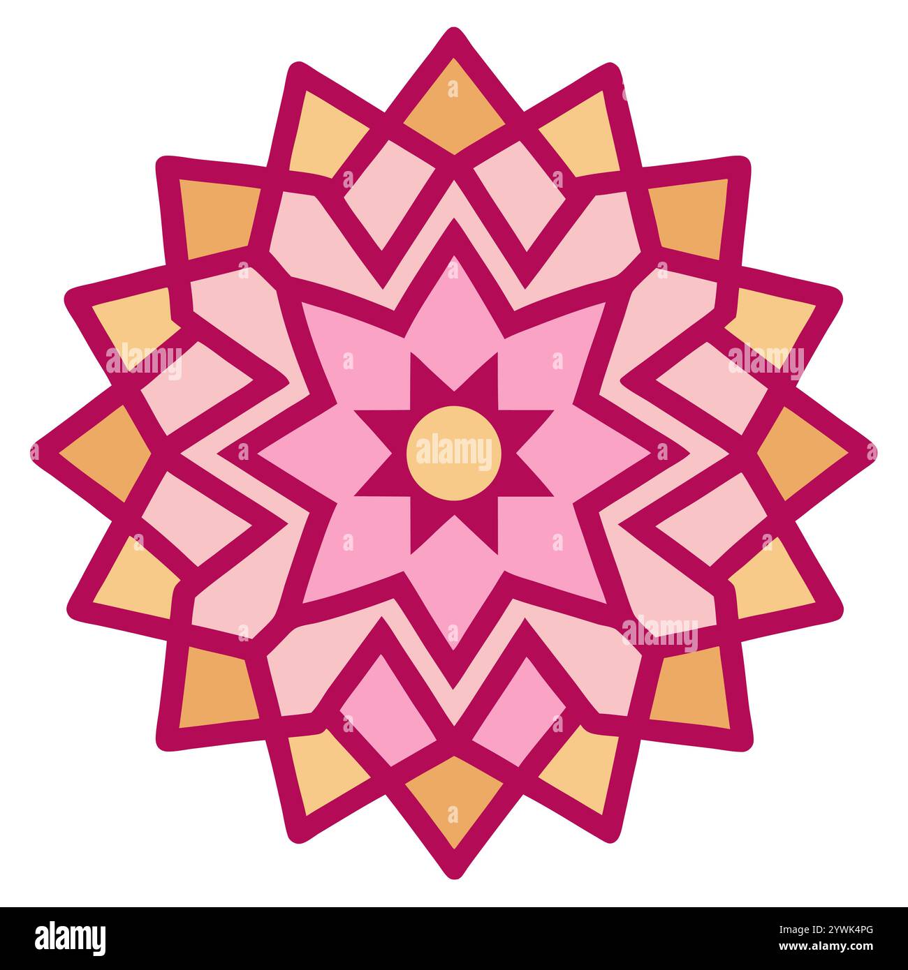 Beautiful Islamic Geometric Pattern - Elegant Arabic Star Design for ...