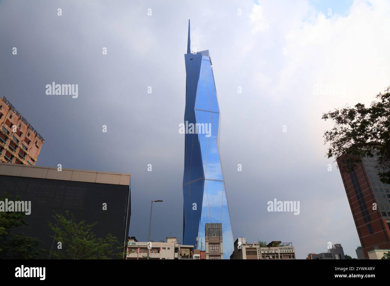 KUALA LUMPUR, MALAYSIA - MARCH 17, 2024: Merdeka 118 building in Kuala ...