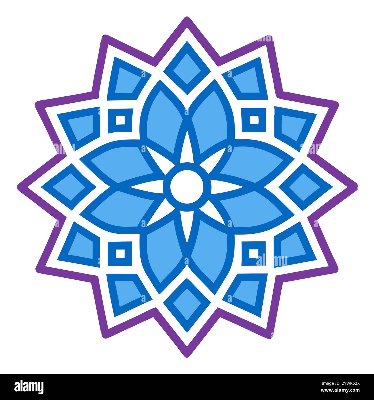 Beautiful Islamic Geometric Pattern - Elegant Arabic Star Design for ...